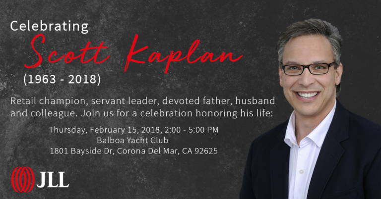 Remembering Scott Kaplan - JLL Retail Blog